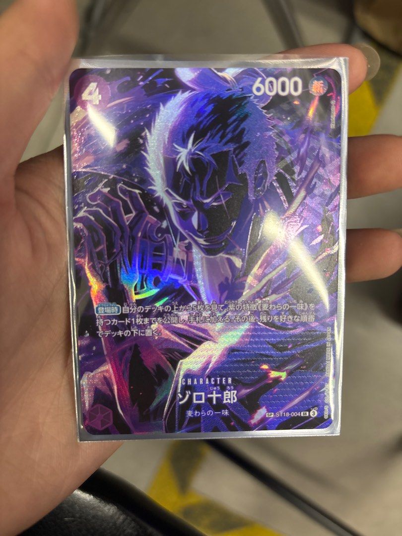 One Piece Card Game Zoro Character Card, Hobbies & Toys, Toys & Games ...