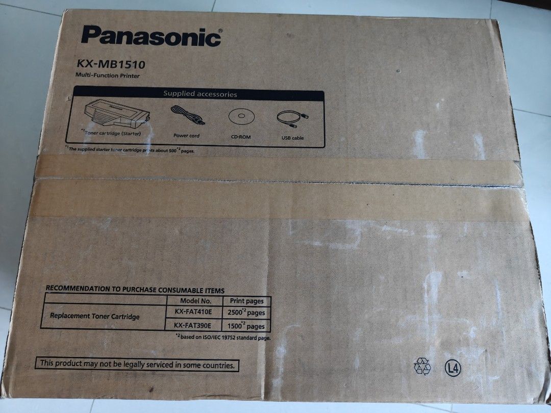 Panasonic KX-MB1510 Laser Multi-Function Printer, Computers & Tech ...