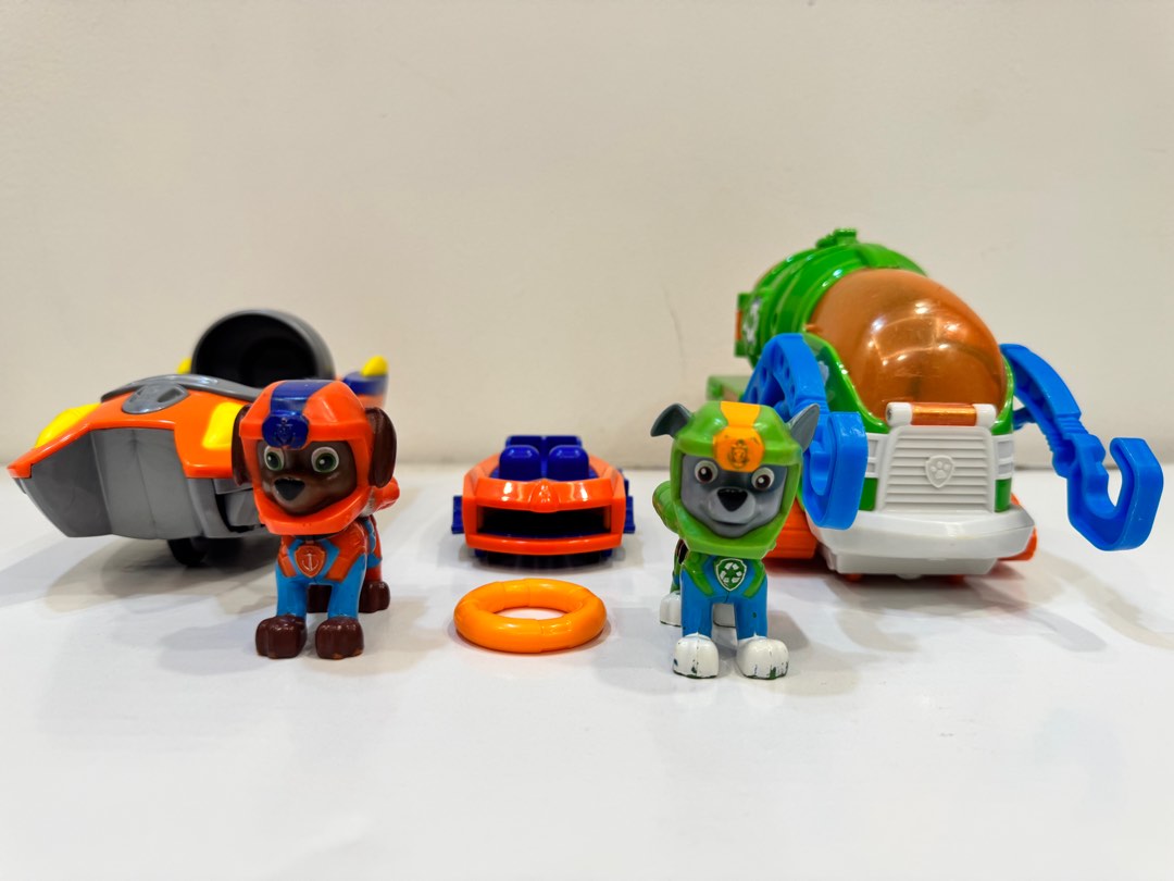 Paw Patrol Petrol Zuma & Rocky Submarine Set, Hobbies & Toys, Toys ...