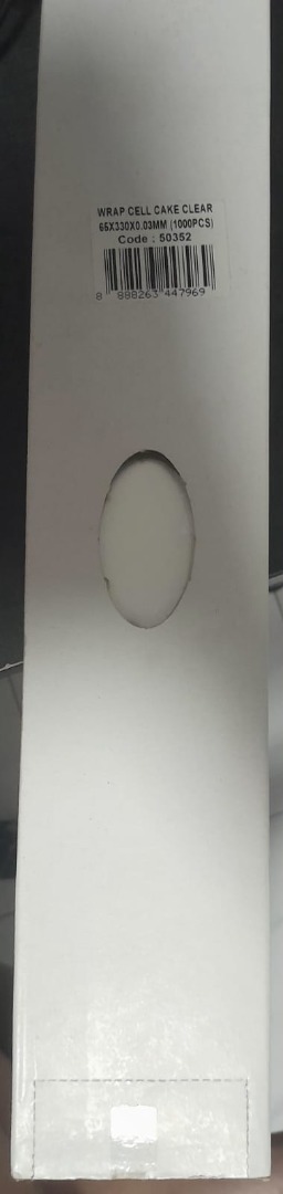 Phoon huat / Red Man: CAKE WRAP BOPP PLAIN SHEET 65X330X0.03MM 1000PCS ...