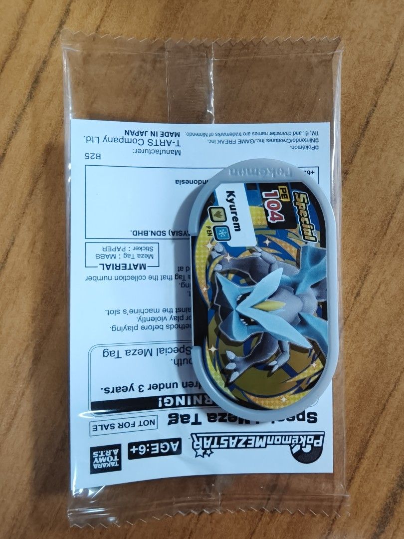 Pokemon Mezastar Special Meza Tag - Kyurem, Hobbies & Toys, Toys ...