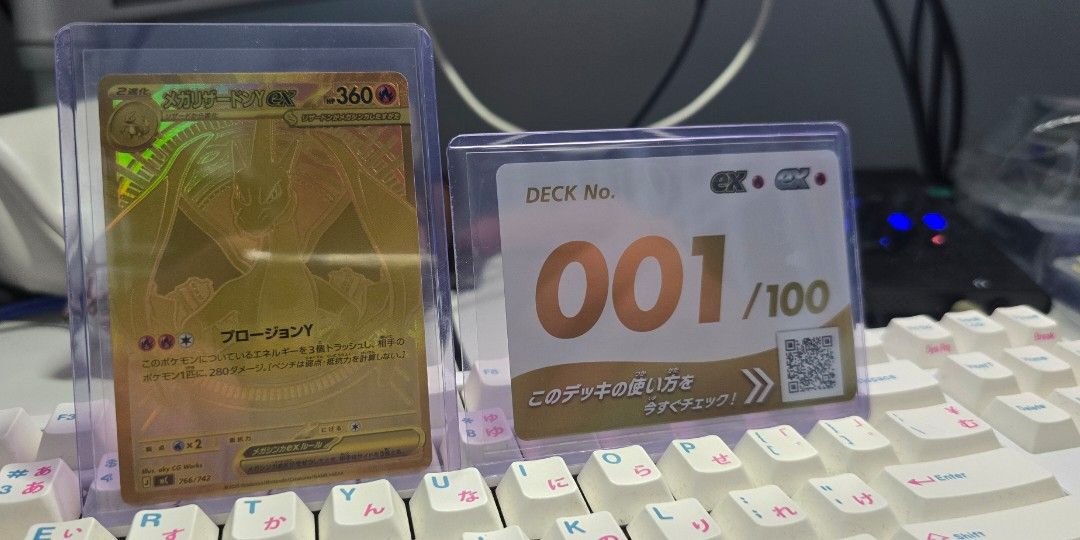 Pokemon Starter Deck 100 Mega Charizard Y MUR, Hobbies & Toys, Toys & Games on Carousell