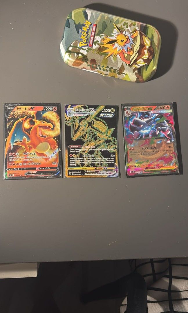 Pokémon cards - Japanese Charizard V, Rayquaza VMAX Gold,Japanese ...