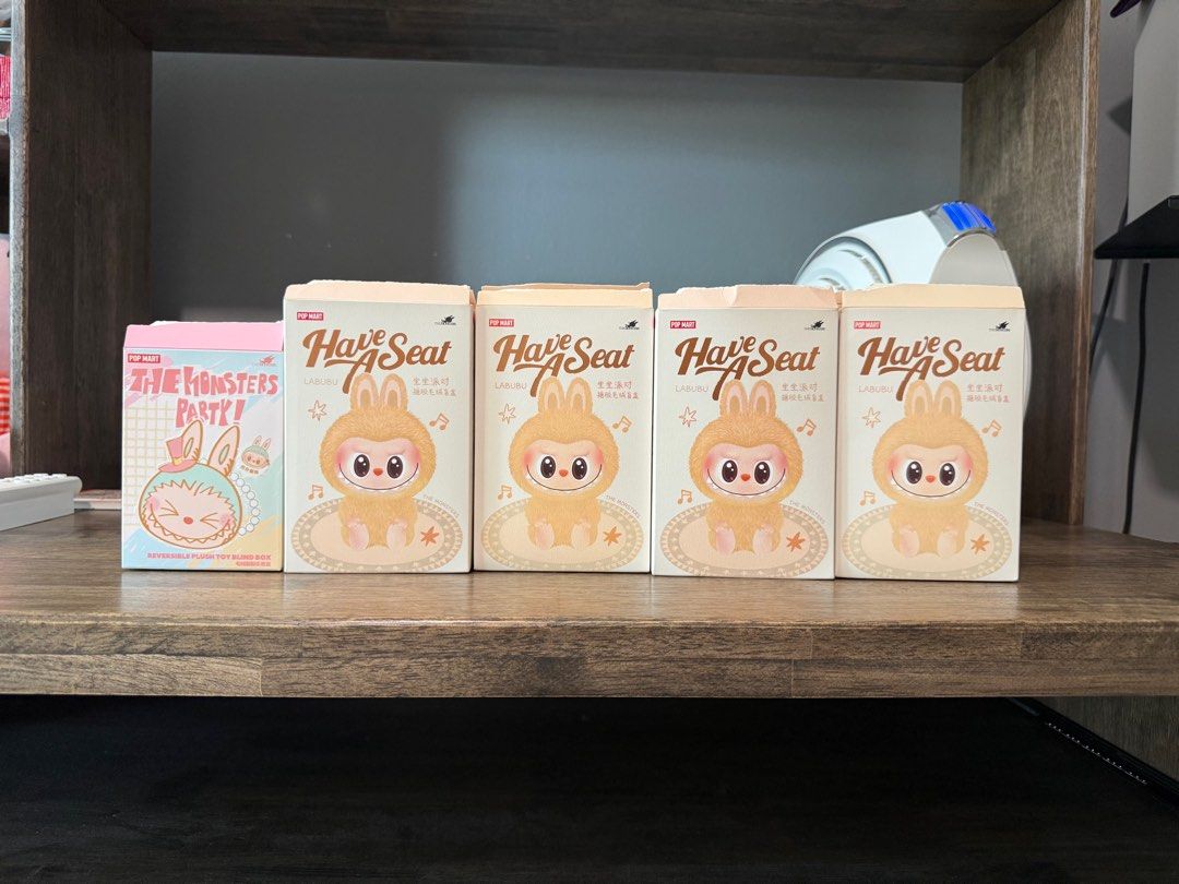 Pop Mart Labubu Have a Seat Party Blind Box, Hobbies & Toys, Toys ...