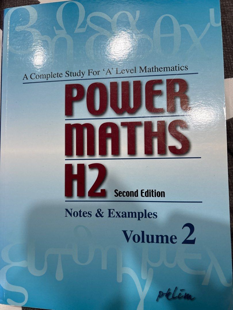 Power Maths H2 Volume 2 Textbook, Hobbies & Toys, Books & Magazines ...