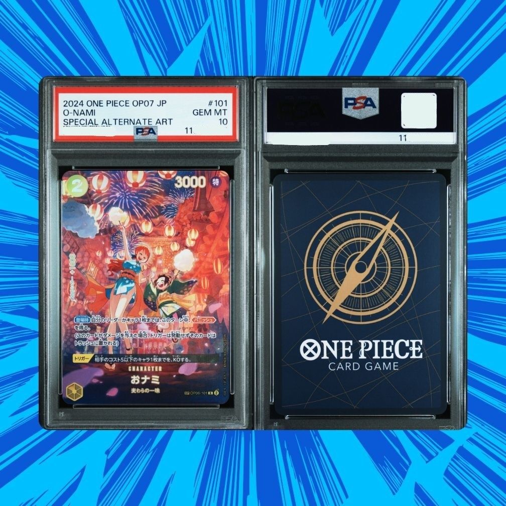 [PSA 10] one piece card game japanese o-nami #101, Hobbies & Toys, Toys ...