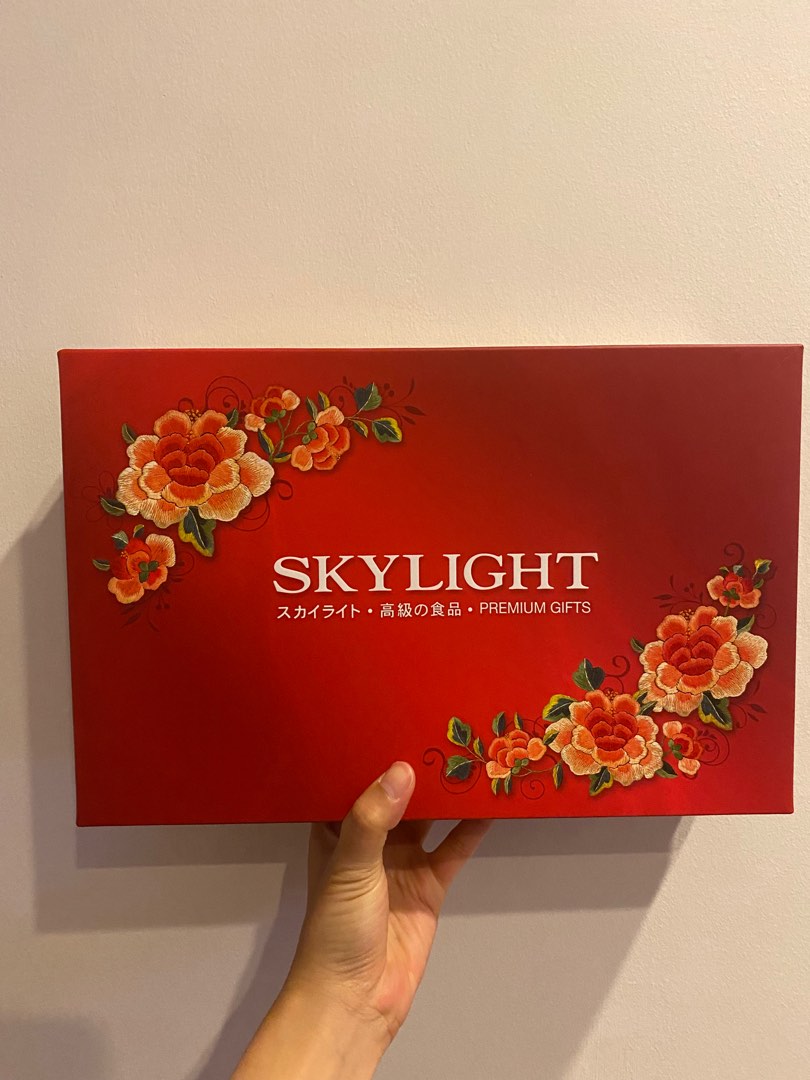 Red premium Skylight abalone gift box, Furniture & Home Living ...
