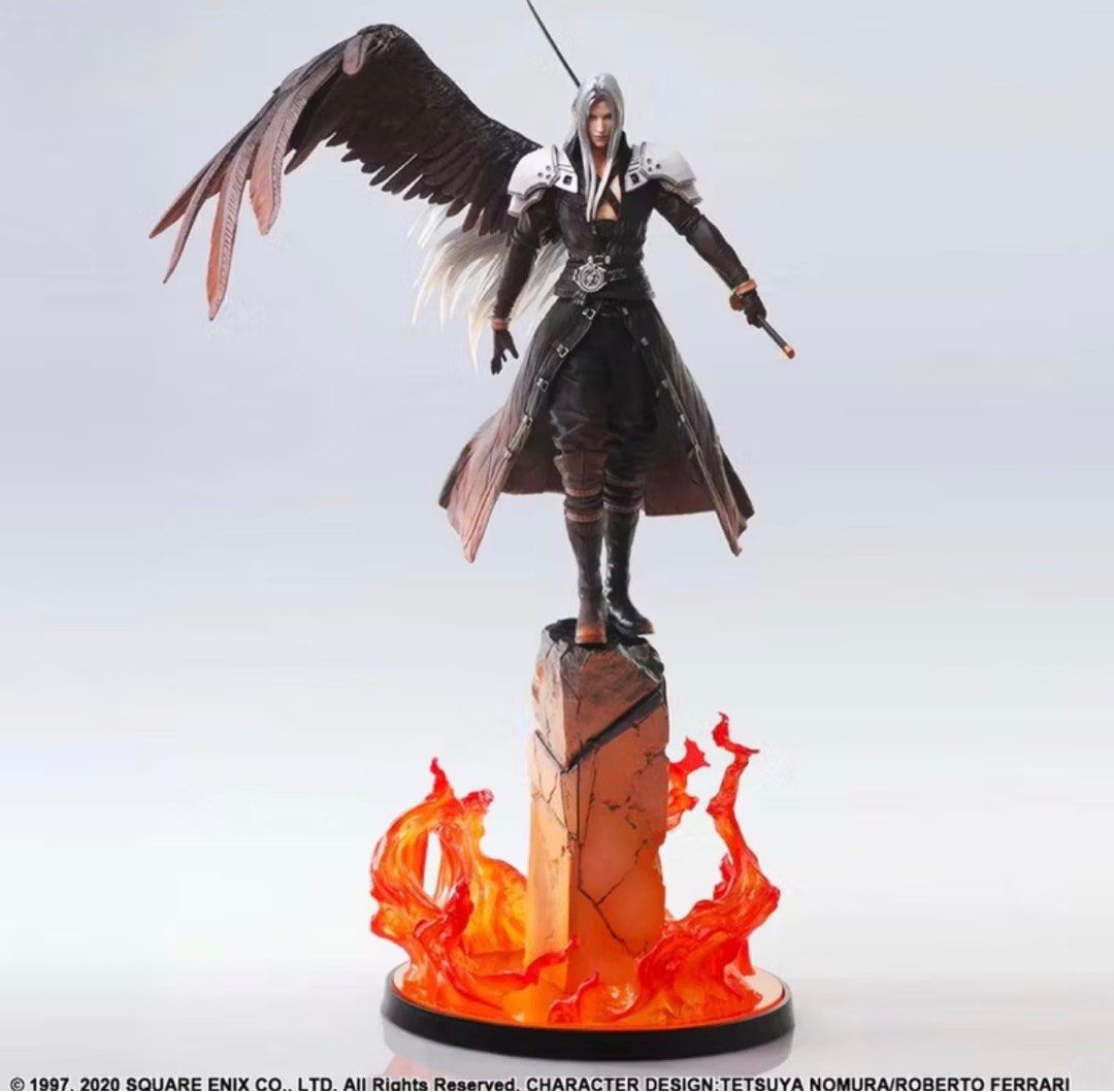 Sephiroth Static Arts Statue from Final Fantasy VII Rebirth CE, Hobbies ...