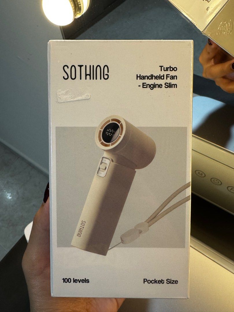Sothing Engine Slim Turbo Handheld Ultra-Portable Fan Mini Pocket ...