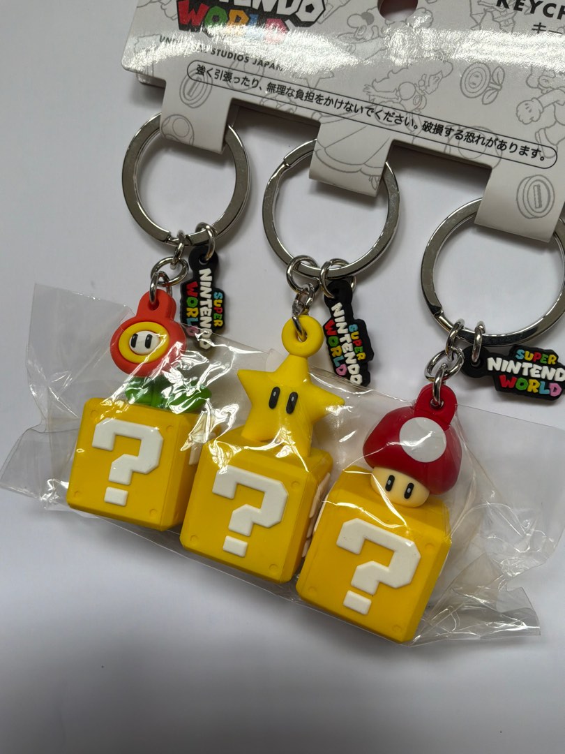 Super Nintendo World Keychain Set, Hobbies & Toys, Toys & Games on ...