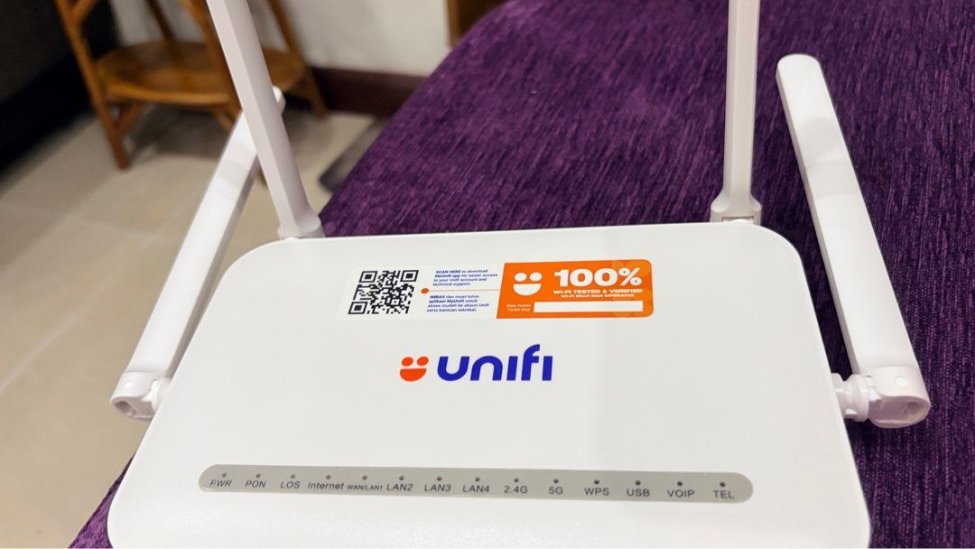 UNIFI COMBO BOX AX3000 GN630V SKYWORTH/ROUTER/MESH/ACCESS POINT/ONU ...