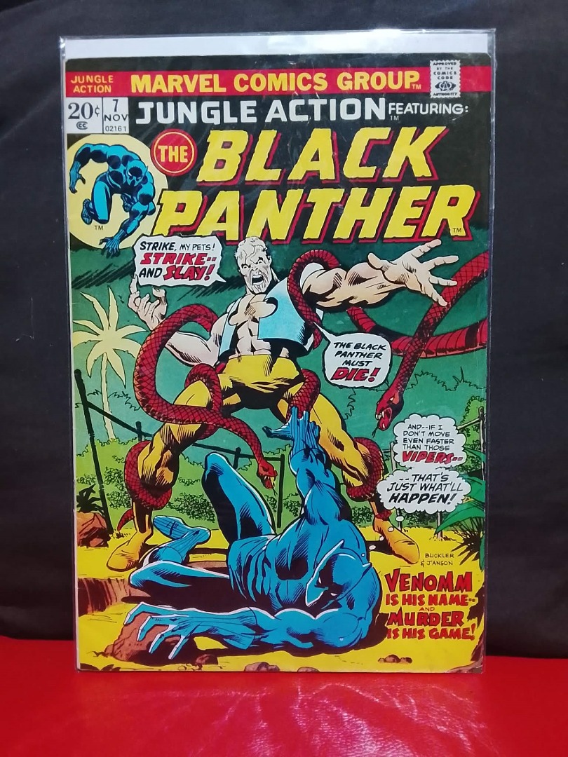 Vintage 1973 Jungle Action #7 Marvel Comics - Black Panther, Second ...
