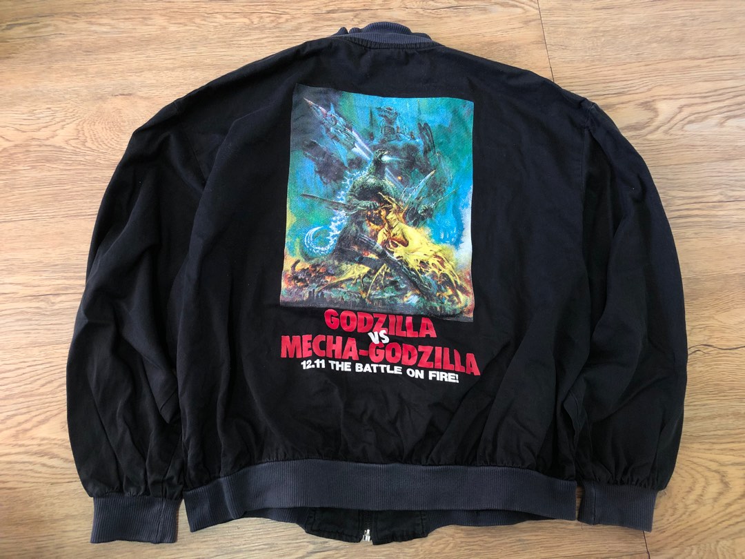 Vintage MechaGodzilla bomber jacket, Men's Fashion, Coats, Jackets and ...