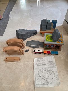 Wooden Christmas Train Music Box, Hobbies & Toys, Toys & Games on Carousell