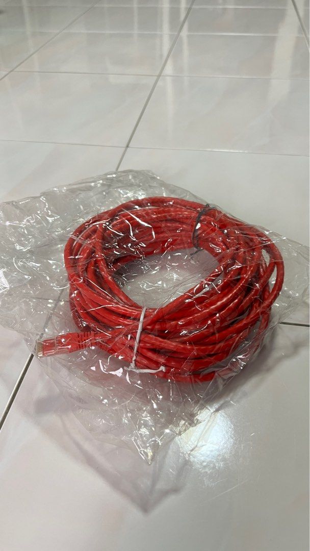 10 meter Cat6 ethernet cable (Schneider), Computers & Tech, Parts ...