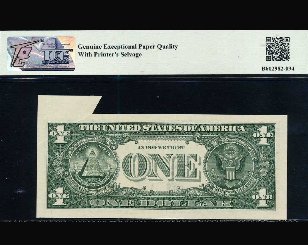 2017 USA, Federal Reserve Note New York $1 Dollar ( Error Banknote ...