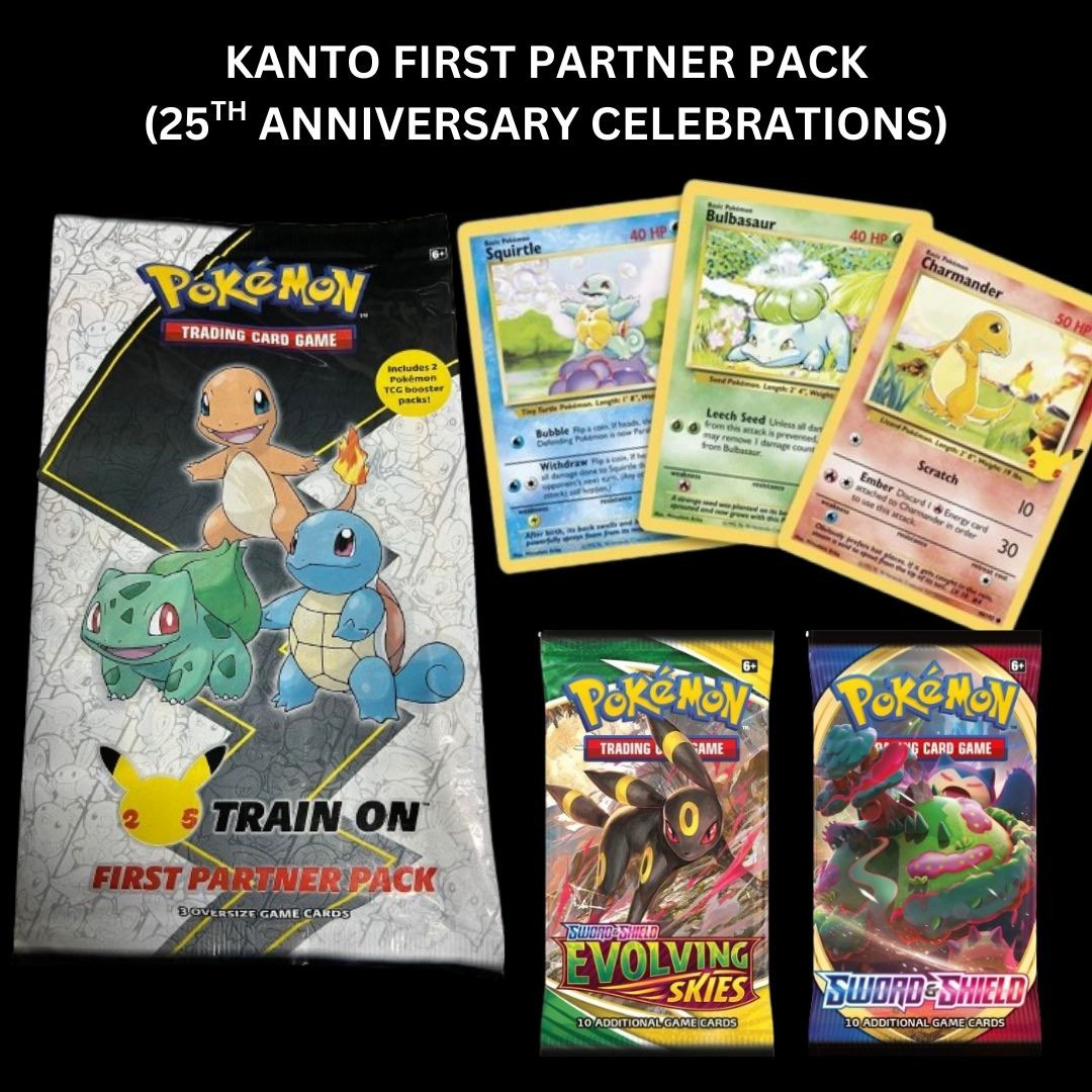 (2 left, Sealed) exclusive stamped 25th celebrations pokemon first ...