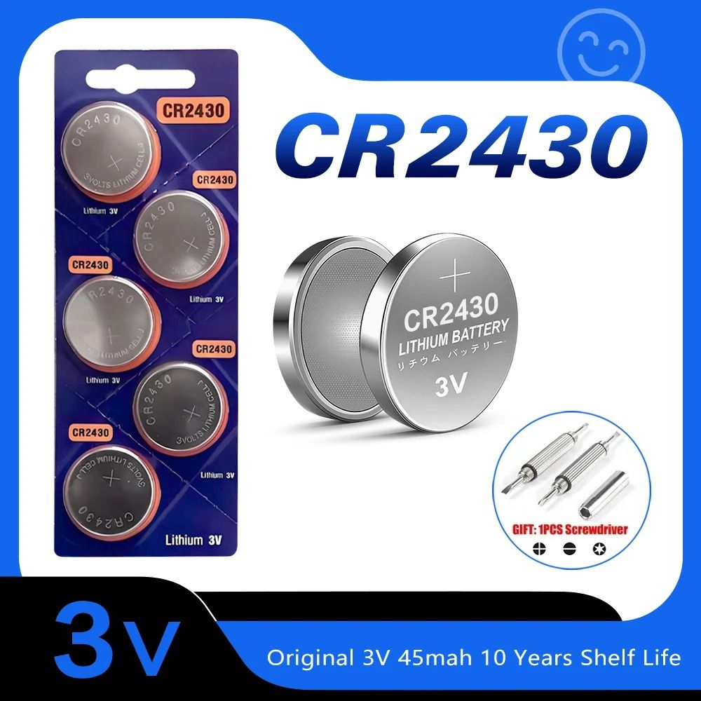 5-50PCS Original For SONY CR2430 Button Battery For Watch Car Remote ...