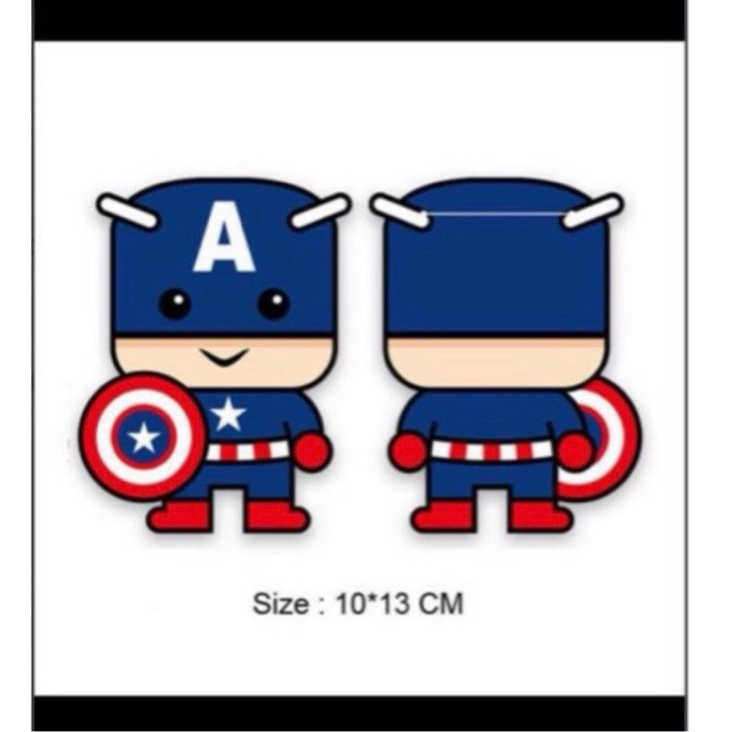 5 Pcs 3D Envelope Money Red Packet CNY Angbao Marvel Avengers Cartoon ...