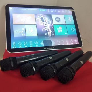 1TB 國際版InAndon 4合1音王，K90 MAX 繁體介面卡拉OK點歌機, 原裝音王咪兩支，尚有一年vip(可接soundbar出聲 ...