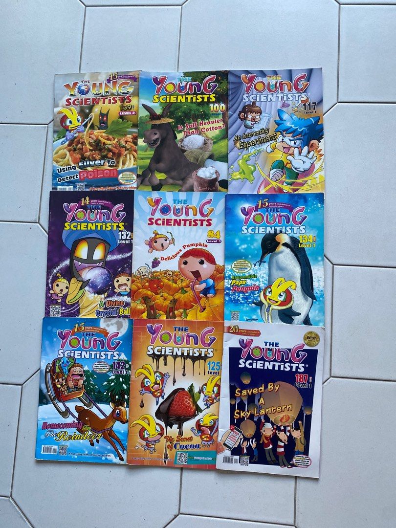 9 X ( bundle of 9) (see inside picture)Young Scientists ( Level 1) as ...