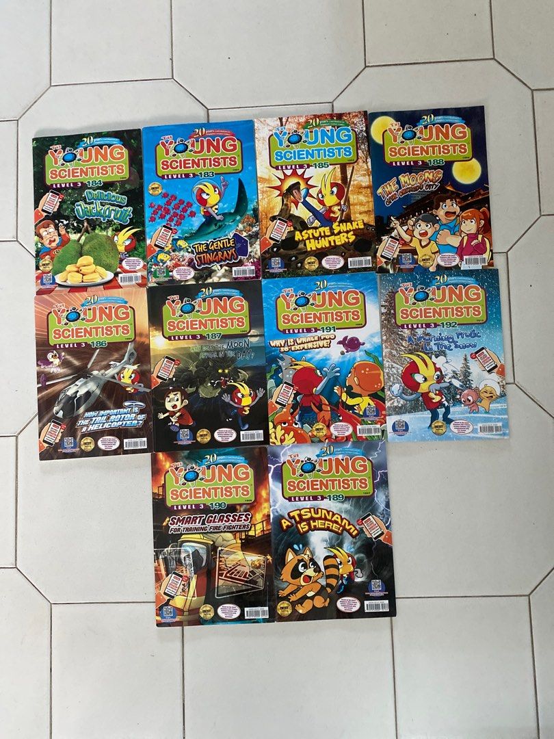 9 X (bundle of 9) (see inside pic) (Level 3) Young Scientists as shown ...