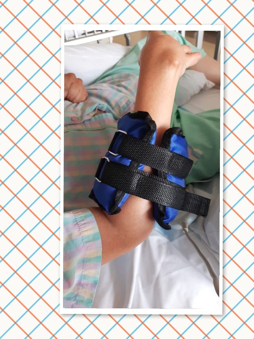 Adjustable Ankle/Wrist Weights - 2.25kg, Sports Equipment, Exercise ...