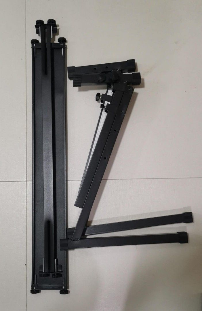 Adjustable Black Keyboard Z Stand, Hobbies & Toys, Music & Media, Music ...