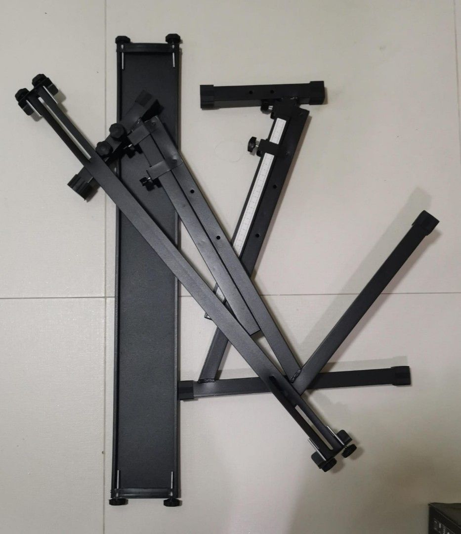 Adjustable Black Keyboard Z Stand, Hobbies & Toys, Music & Media, Music ...