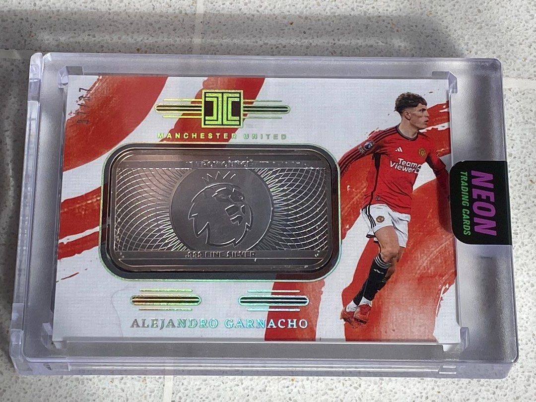 Alejandro Garnacho Impeccable silver logo #37, Hobbies & Toys ...