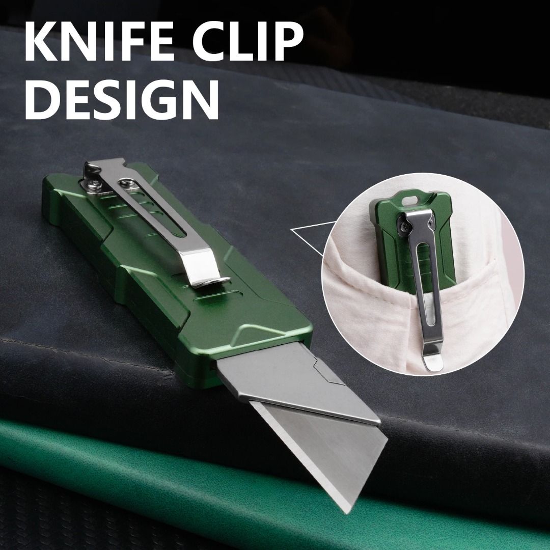 Aluminum Alloy Utility Knife Multitool EDC Tool Home DIY Paper Cutter ...
