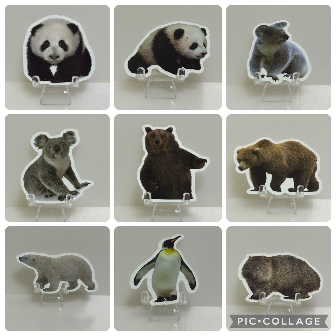 Animal Stickers - Assorted Designs, Hobbies & Toys, Art & Prints on ...