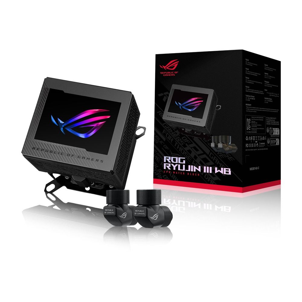 ASUS ROG RYUJIN III WB CPU WATER BLOCK COOLER BLACK, Computers & Tech ...