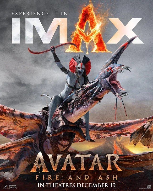Avatar: Fire and Ash - IMAX Movie Poster One at 15 two at 20, Hobbies ...