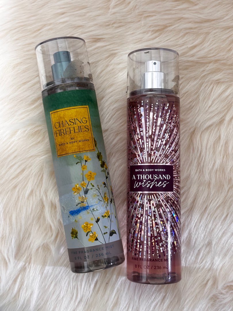 Bath & Body Works Fine Fragrance Mist - Chasing Fireflies & A Thousand ...