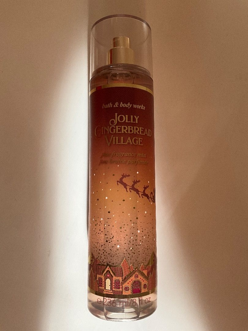 Bath & Body Works Jolly Gingerbread Village Fragrance Mist, Beauty ...