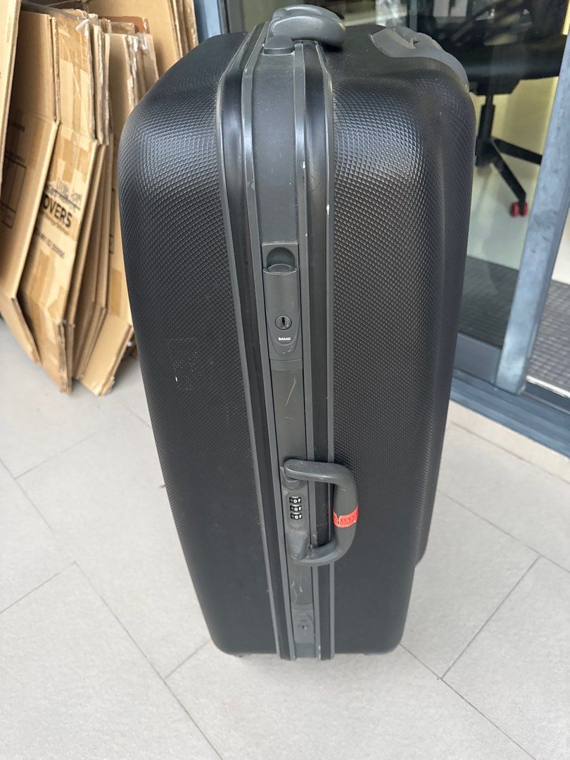 Black Eminent Suitcase, Hobbies & Toys, Travel, Luggage on Carousell