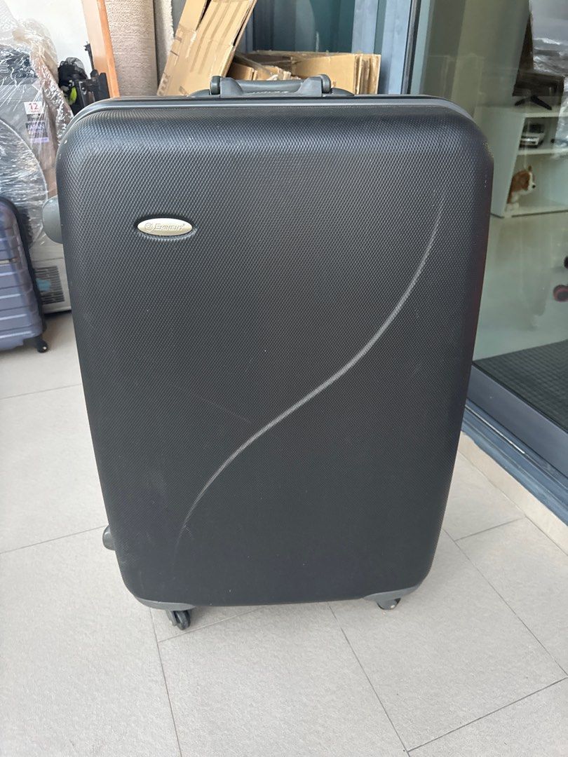 Black Eminent Suitcase, Hobbies & Toys, Travel, Luggage on Carousell