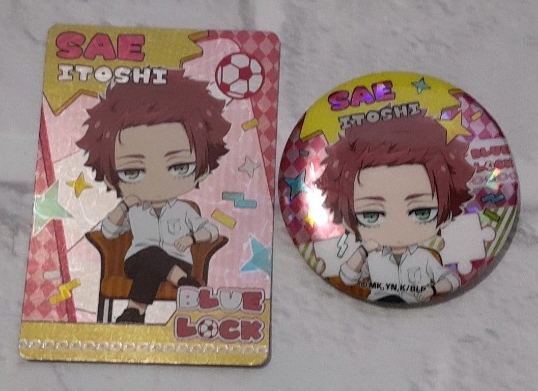 Blue Lock Sae Itoshi badge, Hobbies & Toys, Toys & Games on Carousell