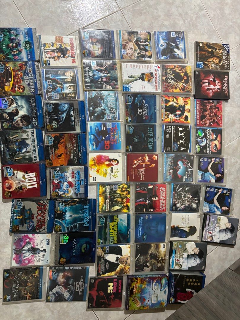 Blu-ray 3D Movie Collection, Hobbies & Toys, Music & Media, CDs & DVDs ...