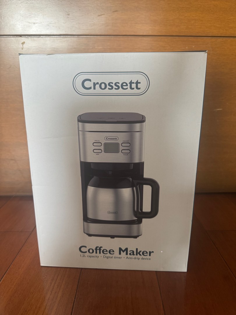Brand New Crossett Coffee Maker 1.2liters, TV & Home Appliances ...