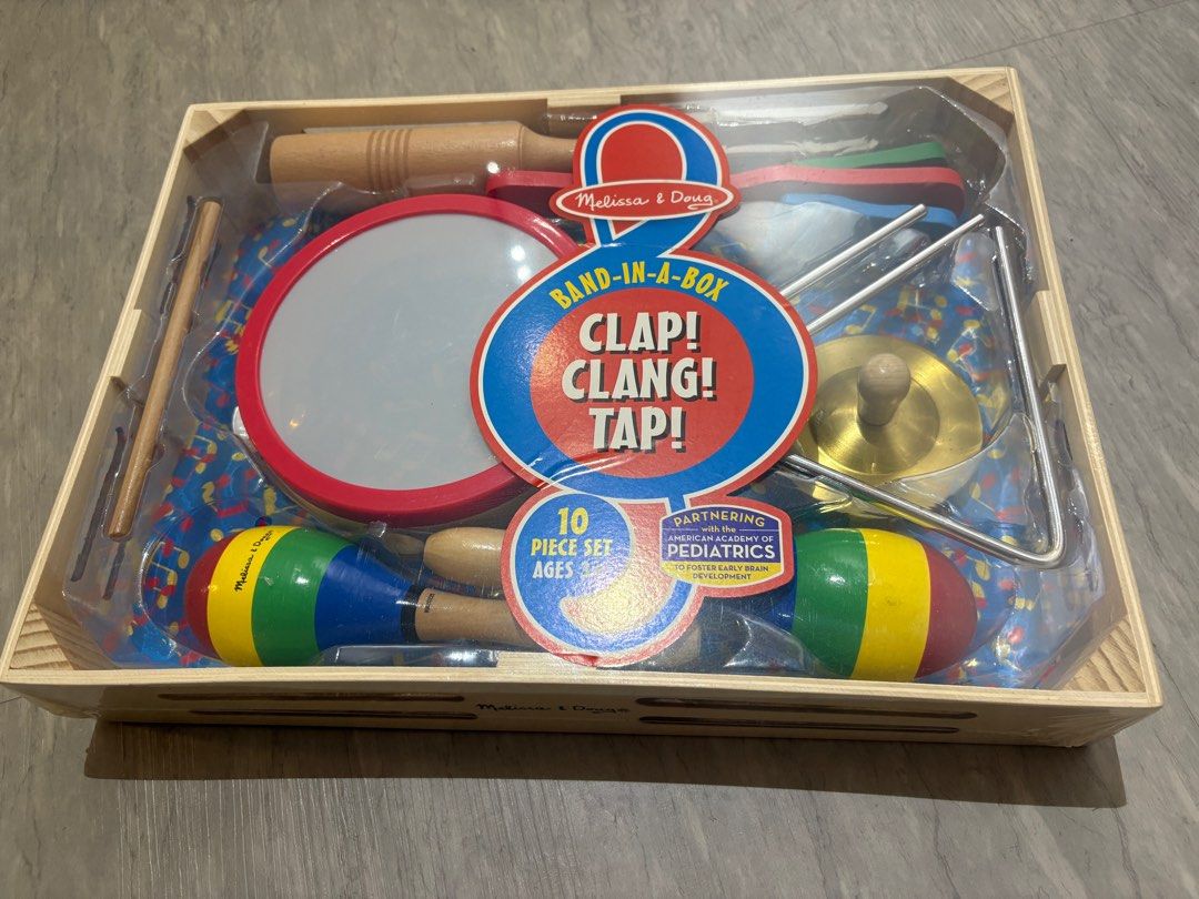 Brand new Melissa & Doug Band in a Box Clap Clang Tap, Hobbies & Toys ...