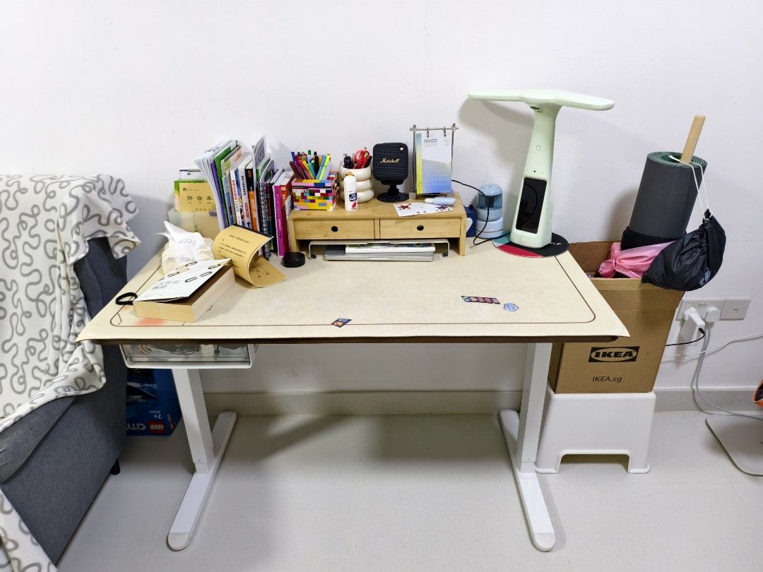 Desk Adjustable Height. And, Furniture & Home Living, Furniture, Tables ...