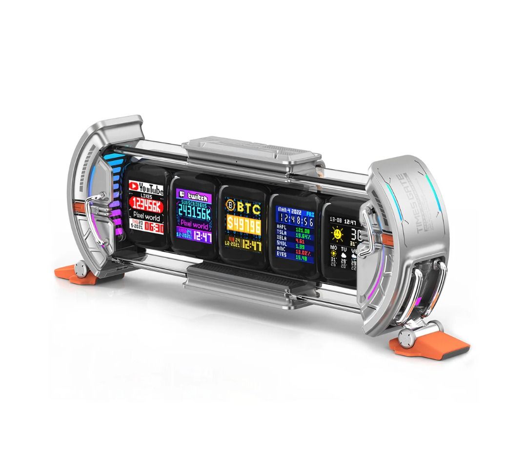 Divoom Times Gate (Silver), Computers & Tech, Parts & Accessories ...