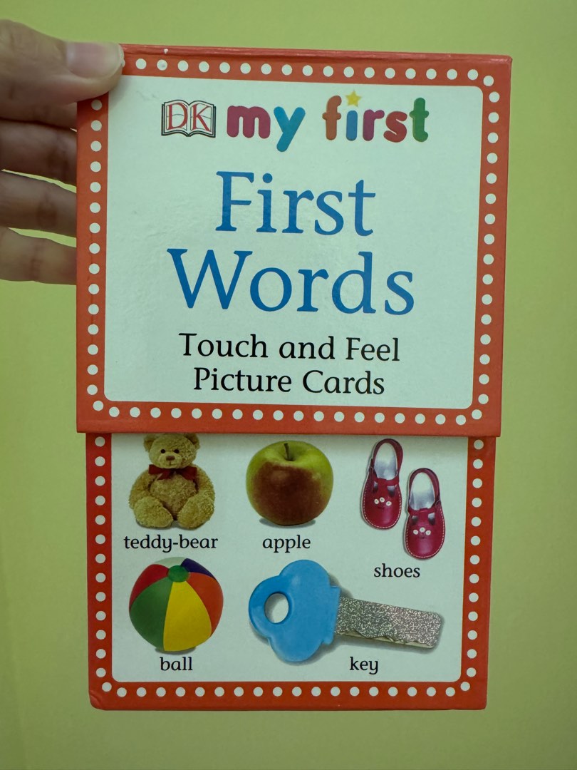 DK My First First Words Touch and Feel Picture Cards, Hobbies & Toys ...