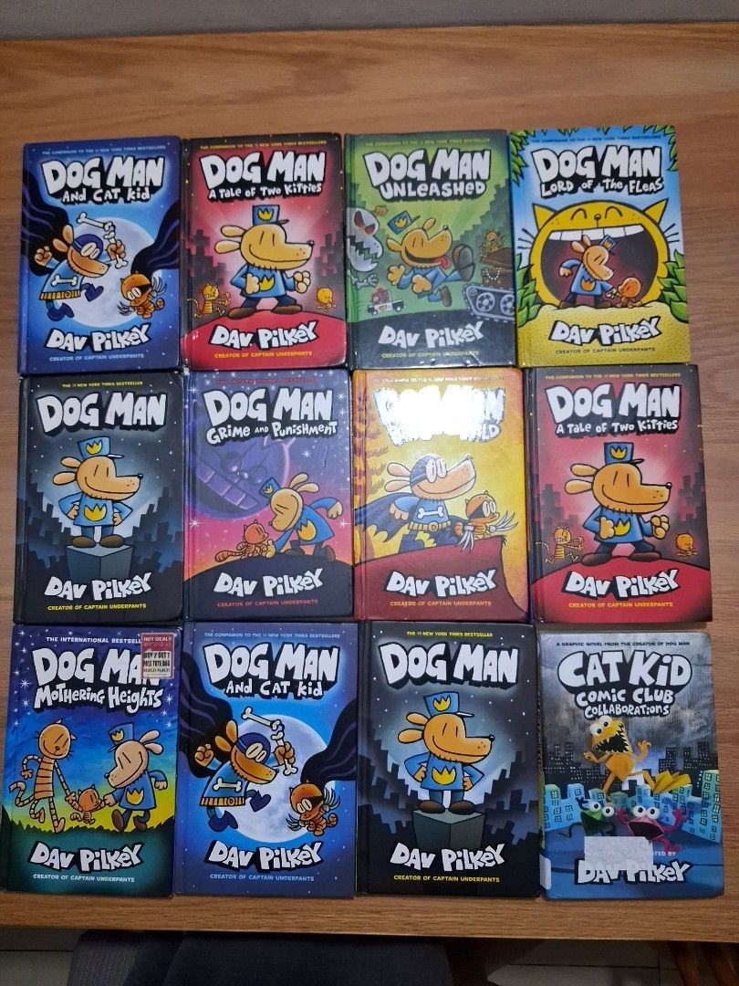 Dog Man Book Series by Dav Pilkey, Hobbies & Toys, Books & Magazines ...