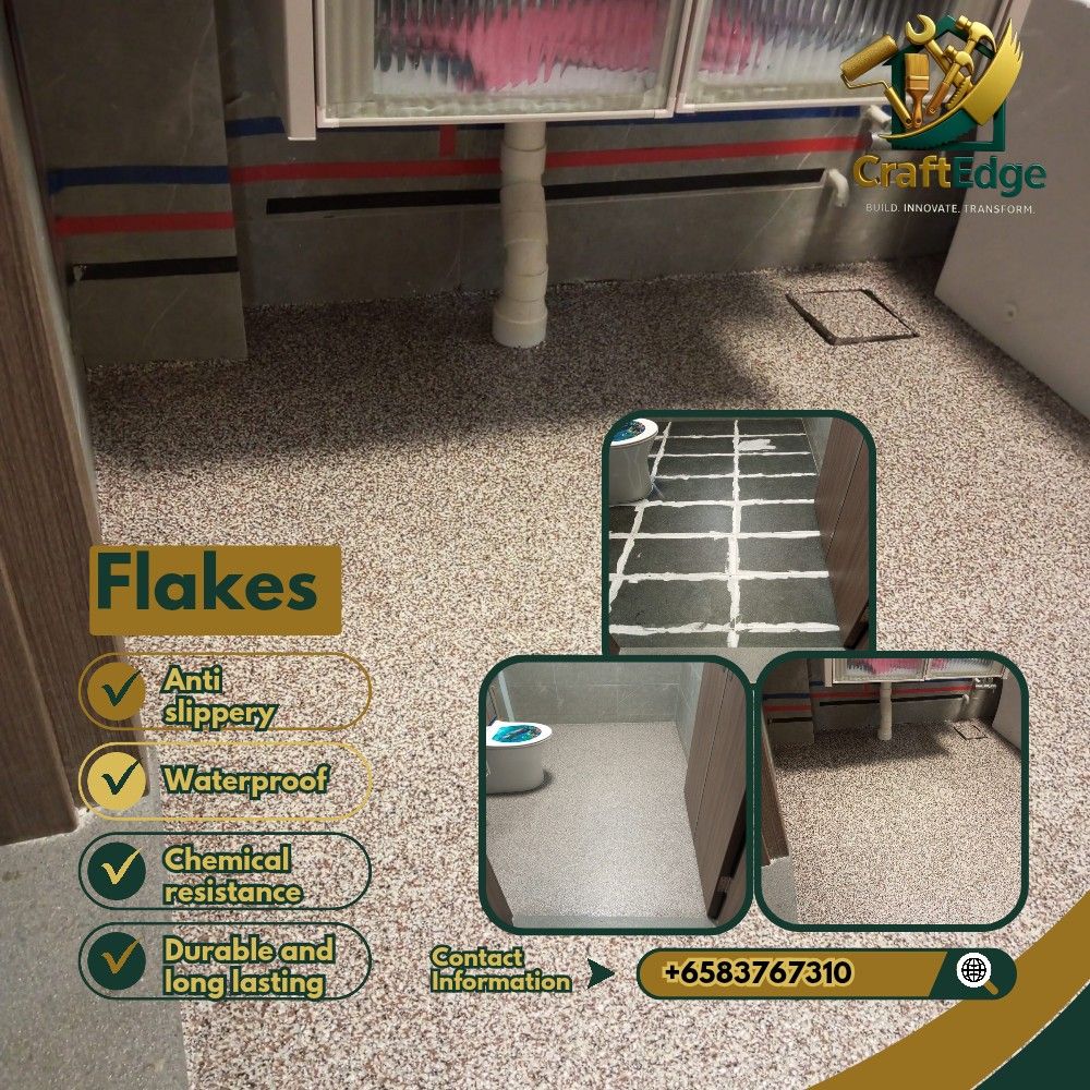Epoxy flooring | overlay on tiles | Anti slip flooring| seamless ...