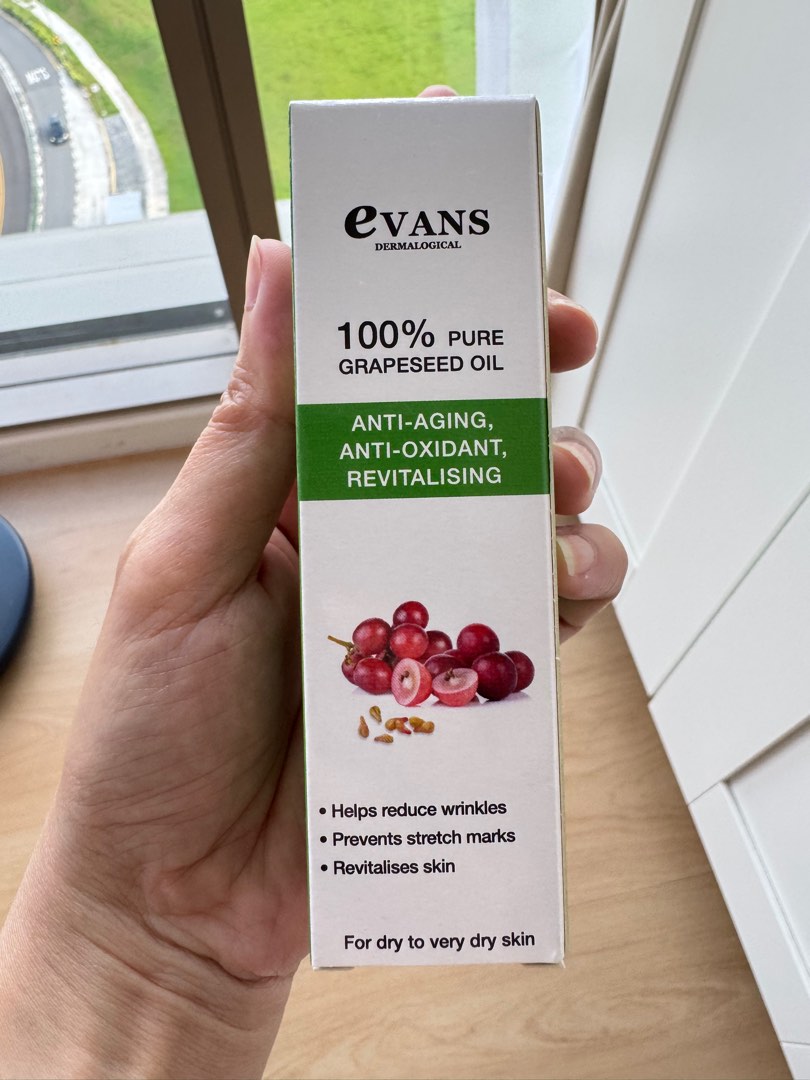 Evans 100% Pure Grapeseed Oil, Beauty & Personal Care, Face, Face Care ...