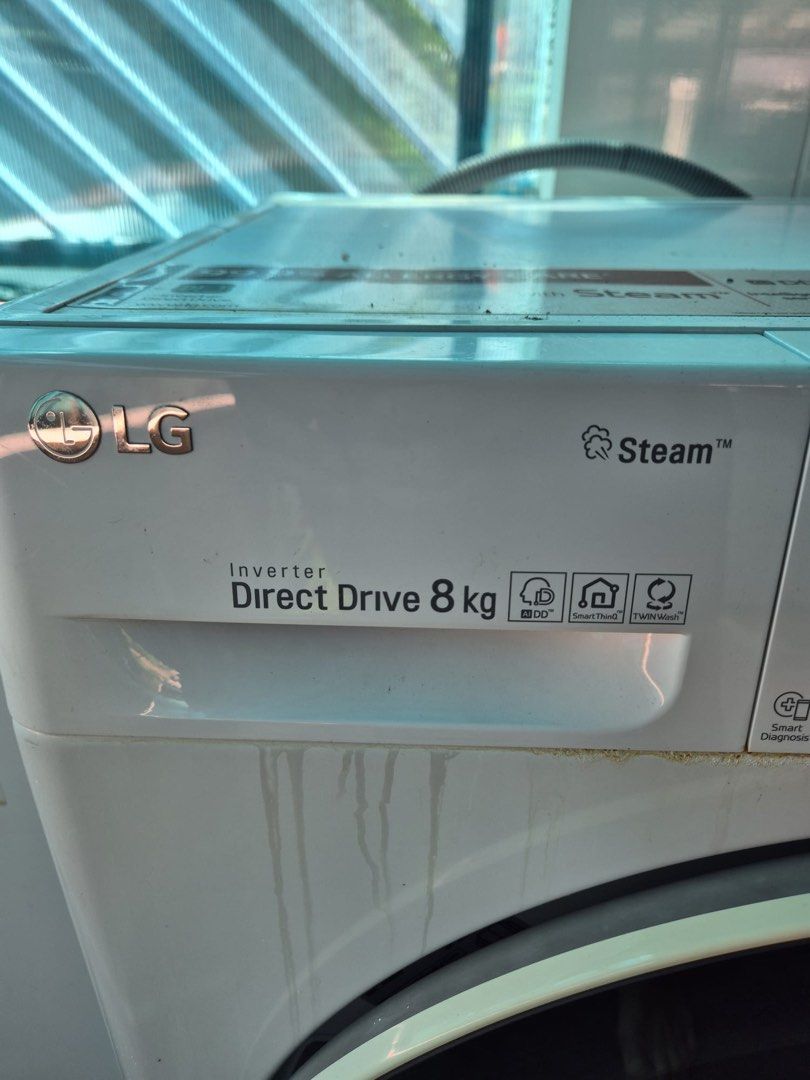 FREE…LG washing machine - direct drive 8kg, TV & Home Appliances ...