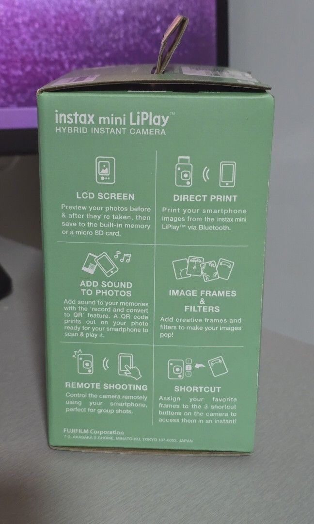 Fujifilm Instax Mini Liplay Hybrid Instant Camera, Photography, Cameras ...
